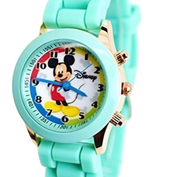 Disney | Accessories | Nwt Disney Mickey Mouse Kids Watch In Tin Case ...